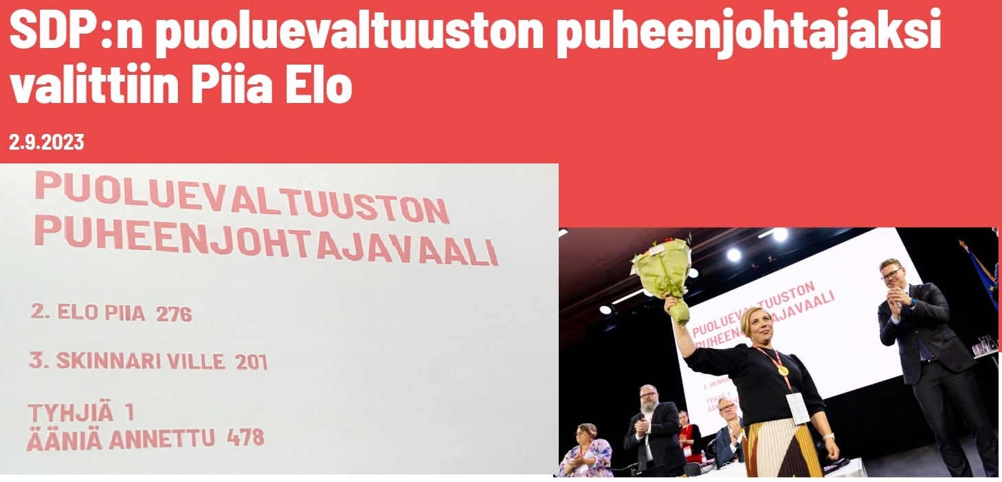 Varsinais-Suomen vahvat naiset - SDP Naantali